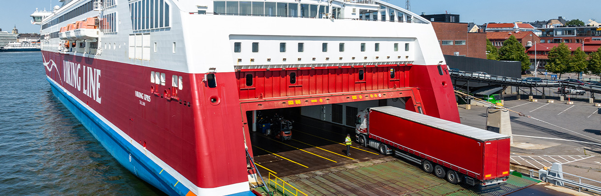 High-quality freight services in the Baltic Sea | Viking Line Cargo